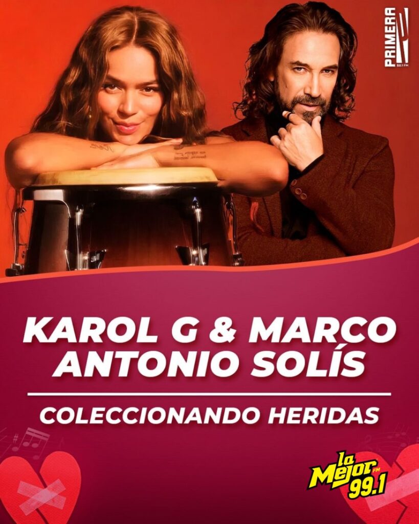 Karol G y Marco Antonio Solís lanzan “Coleccionando heridas” - La Mejor